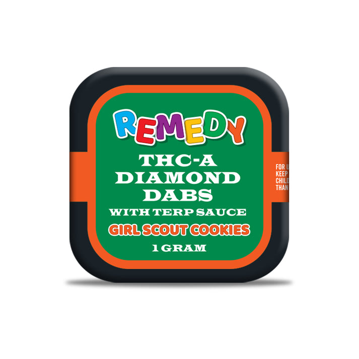 THC-A Diamond Dabs with Terp Sauce Girl Scout Cookies - 1 Gram – Remedy ...